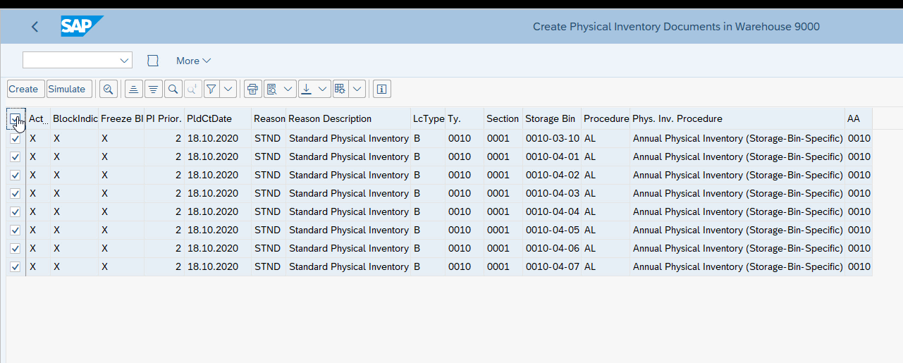 Count Physical Inventory – Paper-Driven Counting - EWMSUPPORT