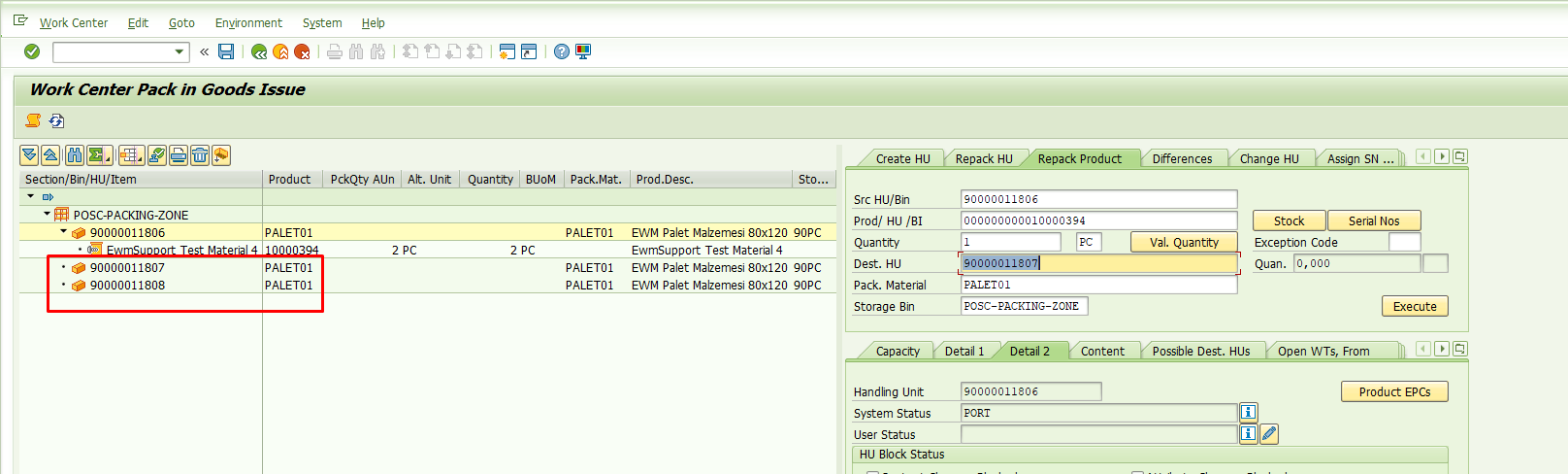 SAP EWM PROCESS ORIENTED STORAGE CONTROL - EWMSUPPORT