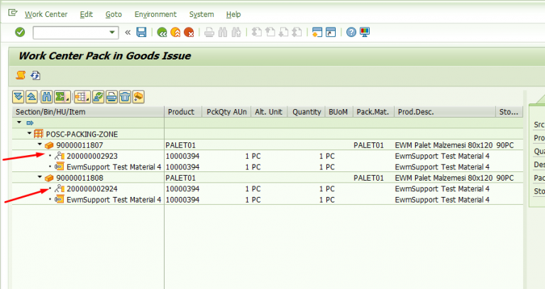 SAP EWM PROCESS ORIENTED STORAGE CONTROL - EWMSUPPORT